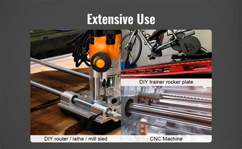 Vevor Linear Guide Rail Set Sfc20 1000mm 2 Pcs 39 4 In 1000 Mm Sfc20