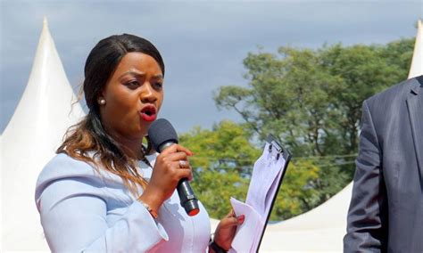 Laikipia Women Rep Catherine Waruguru Lectures Fred Matiangi Kenyans