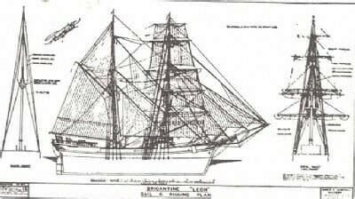 Sailing Ships Brigantine Plans