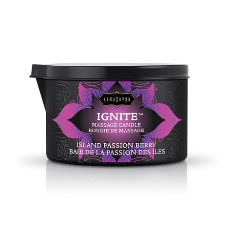 Ignite Massage Oil Candle Island Passion Berry Acme Pleasure
