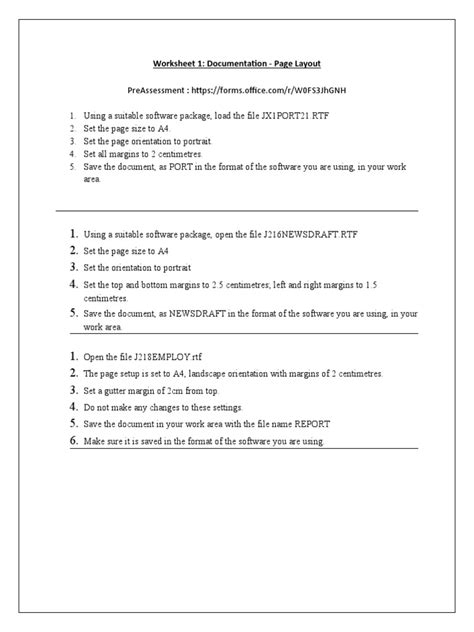 Worksheet For Documentation Pdf Sans Serif Paragraph