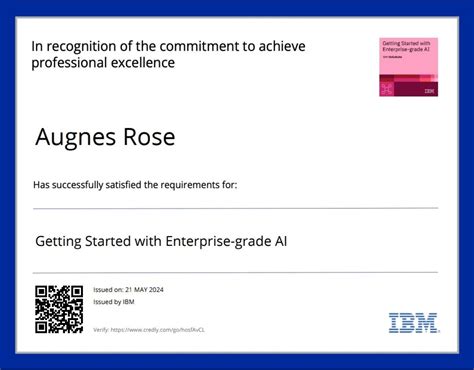 Augnes Rose On Linkedin Ai Ibm Professionalgrowth