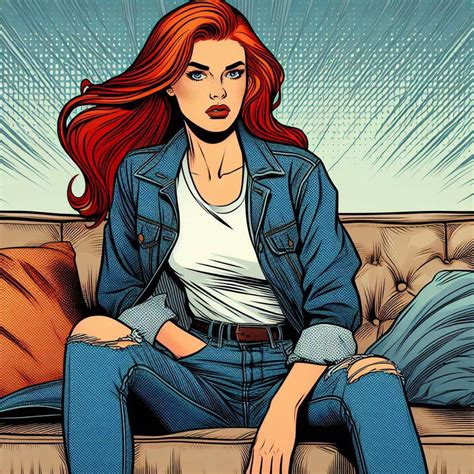 Redhead On Casting Couch By Solejob On Deviantart