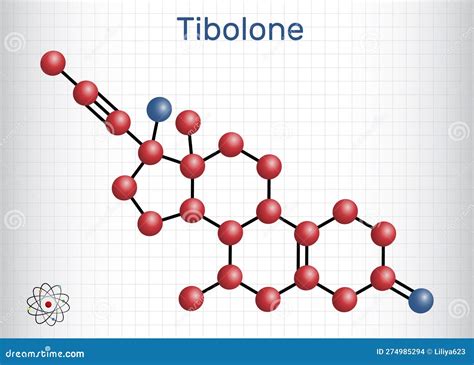 Tibolone Molecule It Is Anabolic Steroid Hormone Drug Synthetic