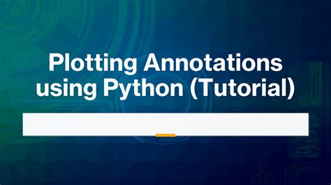 Plotting Annotations Using Python Aman Kharwal