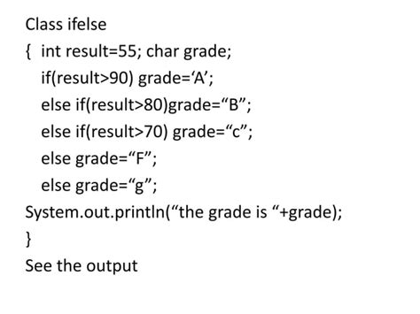 Control Flow Statements In Java Pptx Programming Languages Computing