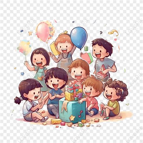 어린이날 신나는 게임 전통 게임 여섯 하나 삽화 Png 일러스트 무료 다운로드 Lovepik