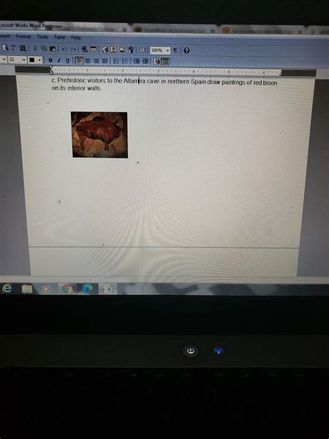 Solved Ps Microsoft Works Word Processor New Insert Format Chegg Com