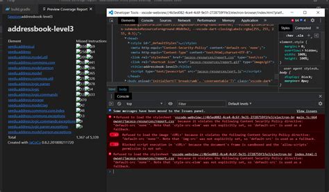 all resources in java jacoco coverage report preview are blocked by csp · issue 298 · ryanluker