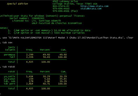 Mengenal STATA Blog Biostatistik