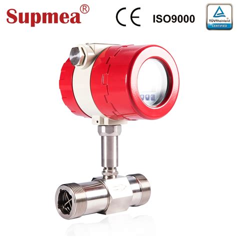 4 20ma Industrial Water Flowmeter With Thread Connection Turbine Flow Meter Turbine Flow Meter