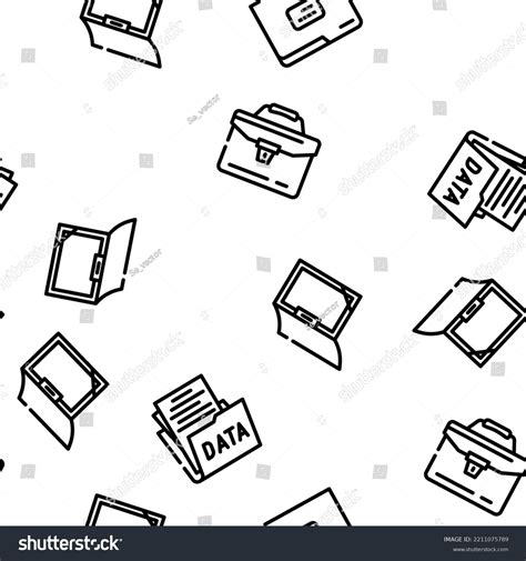 Folder Document Business File Vector Seamless Stock Vector Royalty Free 2211075789 Shutterstock