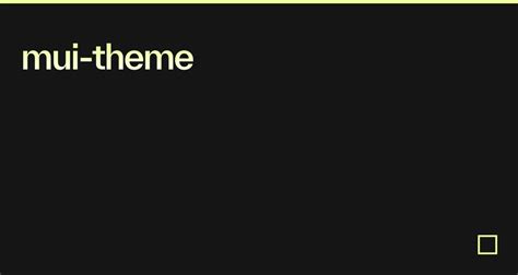 Mui Theme Codesandbox