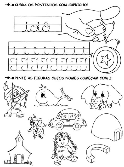 Atividades Letra I Maternal Retoedu