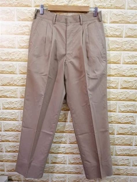 🍄แบรนด์ 🍄 กางเกง ผ้า ขายาว สีน้ำตาล ซิปหน้า ทรงสวย ยอดฮิต 🚩สี จริง ดู จาก รูป ป้าย แบรนด์ นะคะ ⭕