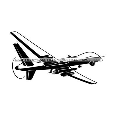 Uav Drone Svg Air Force Svg Drone Svg Drone Clipart Dron Inspire