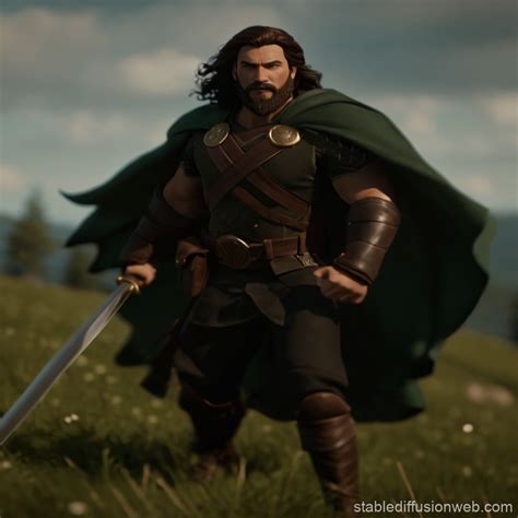 D Character View Stable Diffusion Online