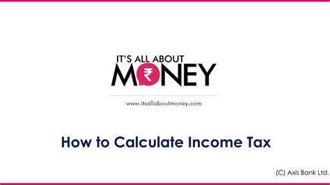 How To Calculate Income Tax PPT