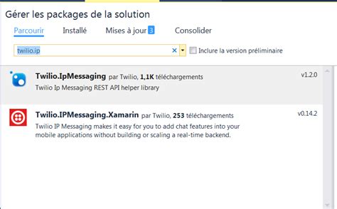 javascript how can i send an ip messaging using twilio csharp library