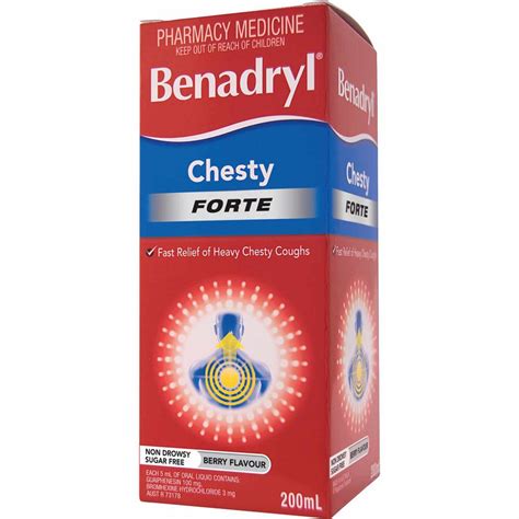 Benadryl Chesty Forte Liquid 200ml Life Pharmacy