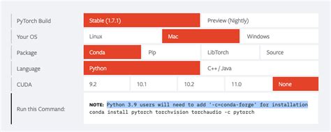 Python Pytorch Installation Issues On Macos Through Anaconda Stack Overflow