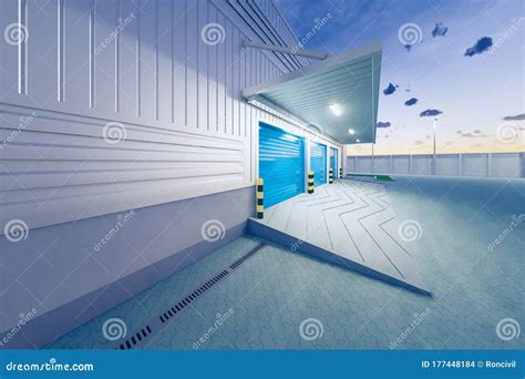 3d Rendering Of A Warehouse With Rows Of Wooden Boxes In A Warehouse Warehouse Or Warehouse