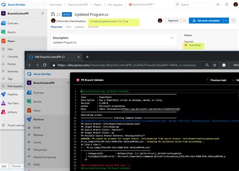 Chamindas Devops Journey With Msft Controlling Pull Request Source