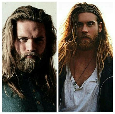 Two Of My Favorite Bearded Long Haired Handsome Men Lasse And Brock