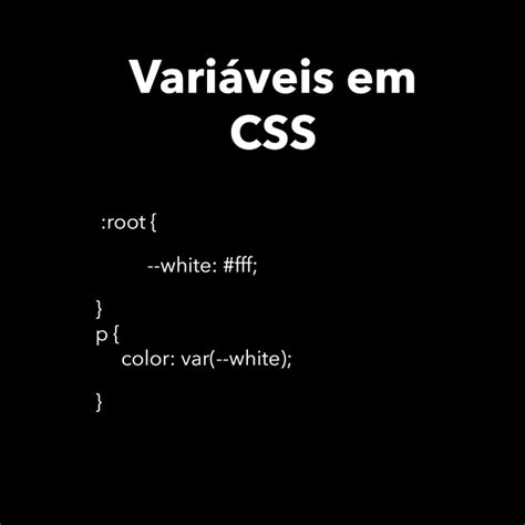 Variáveis Em Css