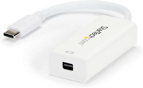 Usb C To Mini Displayport Adapter 4k 60hz White Usb 3 1 Type C To