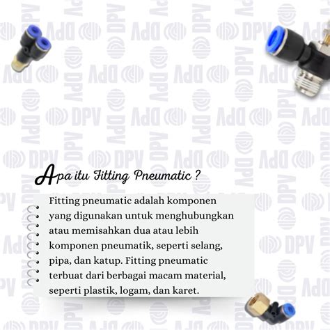 Dpvindonesia Apa Itu Fitting Dpv Indonesia Dpv Dpvindonesia Fitting Valve Pneumatic