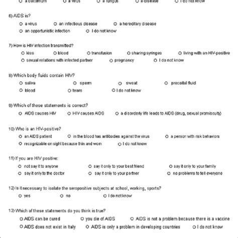 PDF Knowledge Of Sexually Transmitted Infections Among Babeer Subjects Of The City Of Messina
