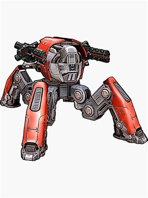 War Robots Raijin Sticker For Sale By Baba Yaga Redbubble