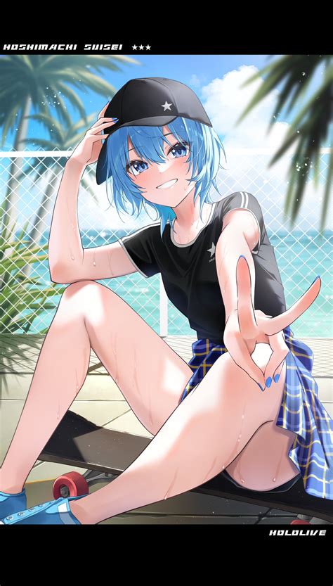 Hoshimachi Suisei Hololive Drawn By Nisi Ki No Danbooru