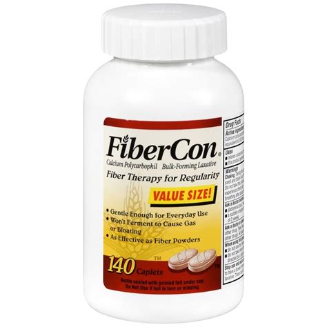 Fibercon Bulk Forming Laxative Caplets 140 Cp Medcare Wholesale