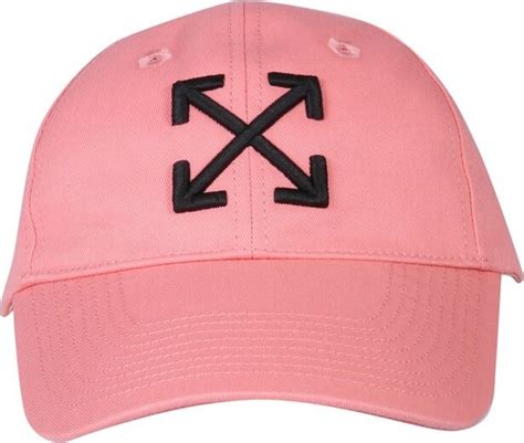 Off White Arrow Logo Embroidered Baseball Cap Shopstyle Hats
