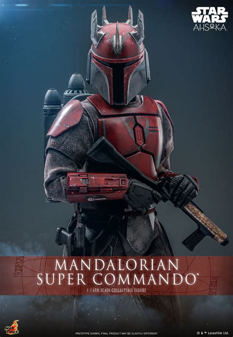 Hot Toys Mandalorian Super Commando Sixth Scale Figure Star Wars Limited Collectible Comic