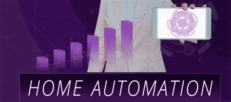 Sign Displaying Home Automation Business Idea Monitoring The Electrical Activity Of The House