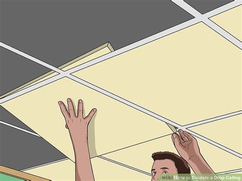 How To Insulate A Drop Ceiling 6 Steps With Pictures Wikihow