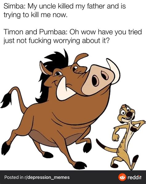 I Know What Medication Timon And Pumbaa Were Taking Rlexapro