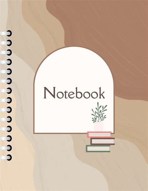 Page 3 Free Printable Aesthetic Notebook Cover Templates Canva
