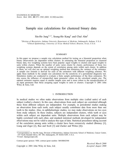 Pdf Tests For 2 × K Contigency Tables With Clustered Ordered Categorical Data