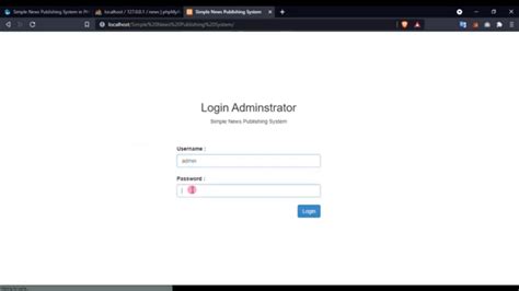 Simple News Publishing System Project In Php With Source Code And Report Download Kashipara