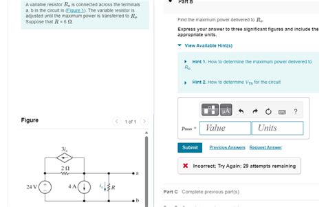 Solved A Variable Resistor Ro ﻿is Connected Across The