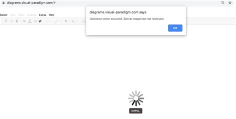 Issue Unable To Open Vp Online Bug Reports Discuss The Visual Paradigm