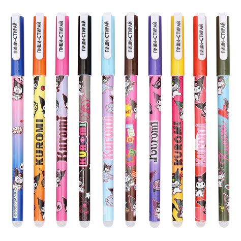 Ручка гелевая набор цветных ручек Kuromi 10 цветов Centrum купить с доставкой по выгодным