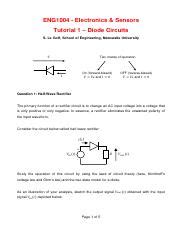 Tutorial Diode Circuits Pdf ENG Electronics Sensors Tutorial Diode Circuits S