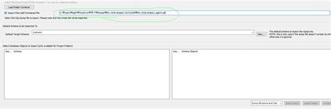 why does mysql workbench allow just one self contained file to be imported into db in stack