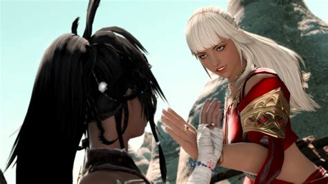 Rule 34 Blonde Female Blonde Hair Blue Eyes Dark Skinned Female Dark Skin Ffxiv Final Fantasy