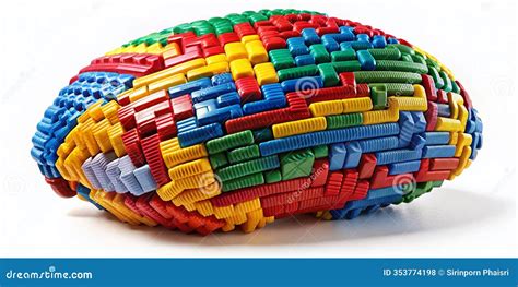 Intricate 3d Render Of A Lego Brain A Detailed Look At A Complex Toy Structure Perfect For